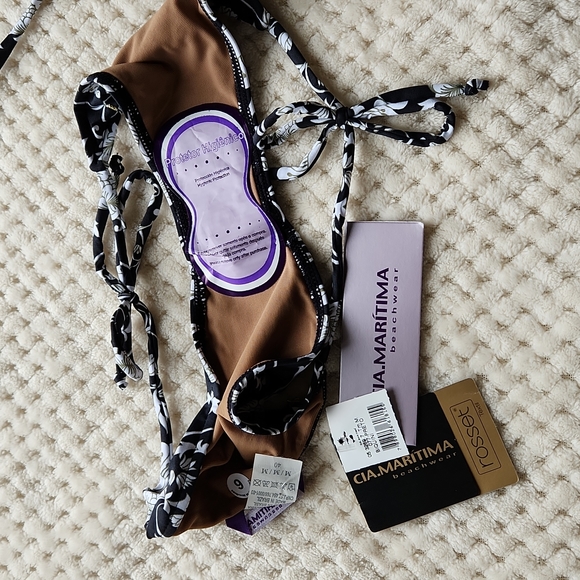 Cia.Maritima | Swim | Nwt Ciamaritima Gold Studded String Bikini | Poshmark